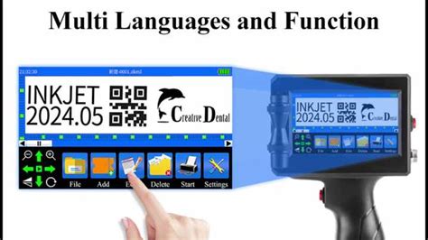 Date Coder Batch Batch Number Carton Outer Packaging Box Inkjet Gun Handheld Inkjet Printer