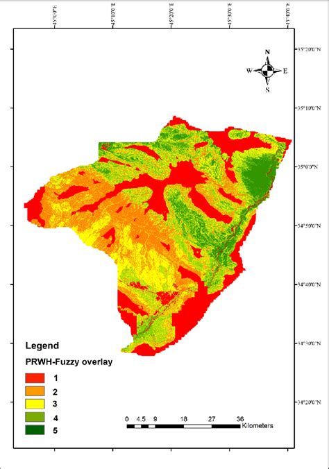 The Potential Rwh By Fahp And Fuzzy Gamma Using The Nprc Download Scientific Diagram