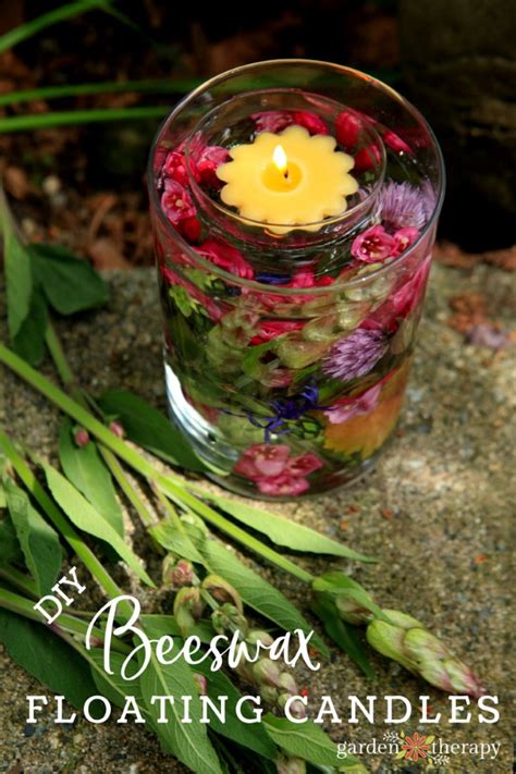 Make It Easy DIY Floating Candles To Set Nights Aglow Garden Therapy