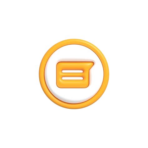Premium Photo 3d Chat Speech Icon Message Notification Symbol Bubble Chat 3d Render
