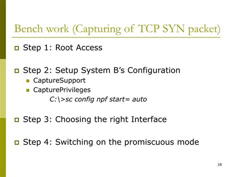Ppt Tcp Syn Flood Dos Attack Experiments In Wireless Network
