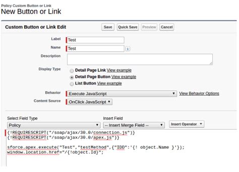 Salesforce Call Apex Class On Click Of Custom Button Webner Blogs Elearning Salesforce Web