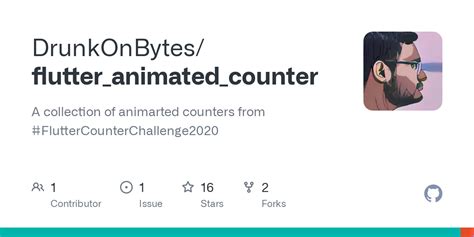 Github Drunkonbytesflutteranimatedcounter A Collection Of