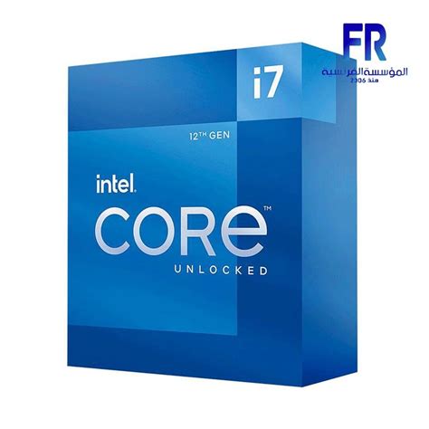 Intel Core I7 12700k Processor Alfrensia