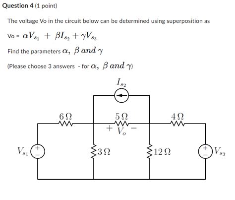 solved the voltage vo in the circuit below can be determined