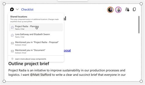 Microsoft Loop Components In Word Online And Microsoft Whiteboard
