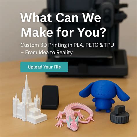 What Can We Make For You Your Guide To Custom 3d Printing With Pla P 3rd Prints