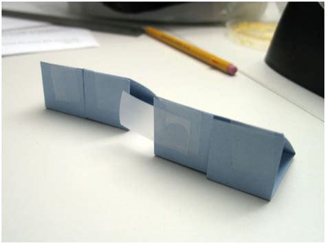 An Origami Shaped Object Sitting On Top Of A Desk