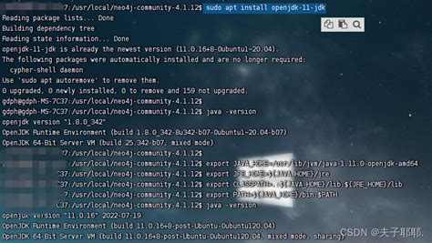 Ubuntu版 Neo4j安装最新完整流程ubuntu安装neo4j Csdn博客