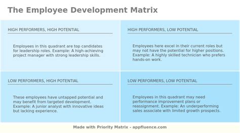 Employee Development Matrix [free Download]