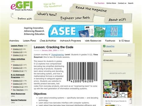 Cracking The Code Lesson Plan For 5th 12th Grade Lesson Planet