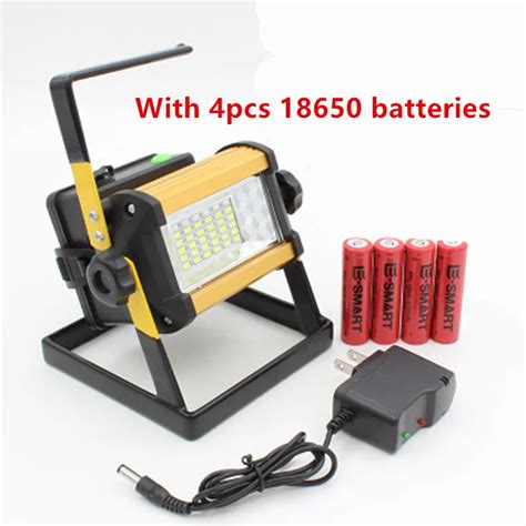 Waterproof Lm Ip W Led Floodlight Rechargeable Led Flood Light Spotlights Light For