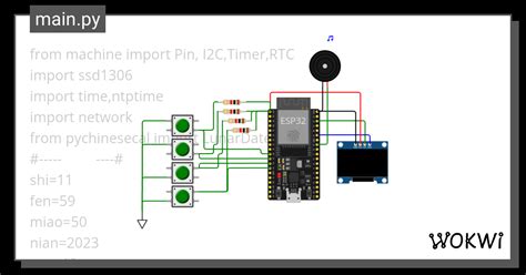 Esp32 Micropython Ssd1306 Copy Wokwi Esp32 Stm32 Arduino Simulator