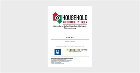 March 2024 Household Affordability Index And Key Data Heinrich Böll Stiftung Cape Town