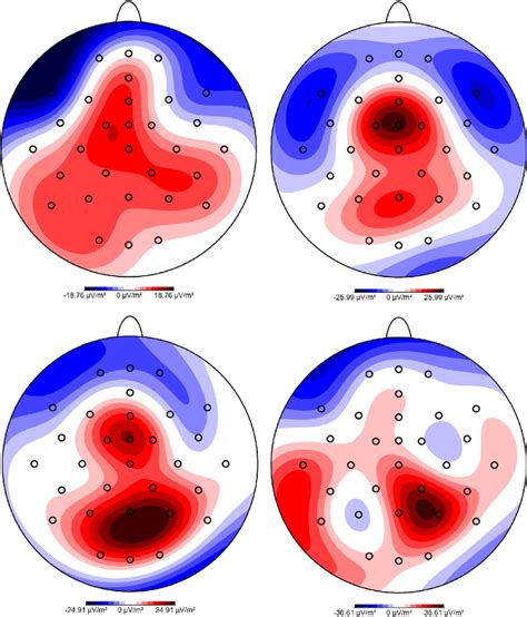 Current Source Density Csd Maps For The Peak In The Pe Difference Download Scientific Diagram
