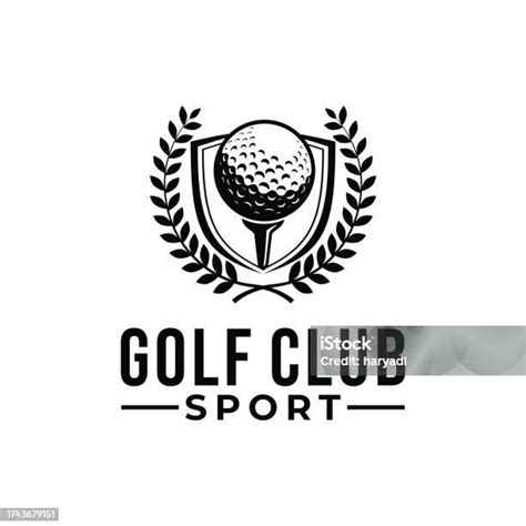 골프 배지 벡터 일러스트 레이 션 스포츠 그래픽 서식 파일 엠블럼 스타일 골프에 대한 스톡 벡터 아트 및 기타 이미지 골프