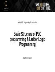 Mastering PLC Programming Ladder Logic Fundamentals Explained Course Hero