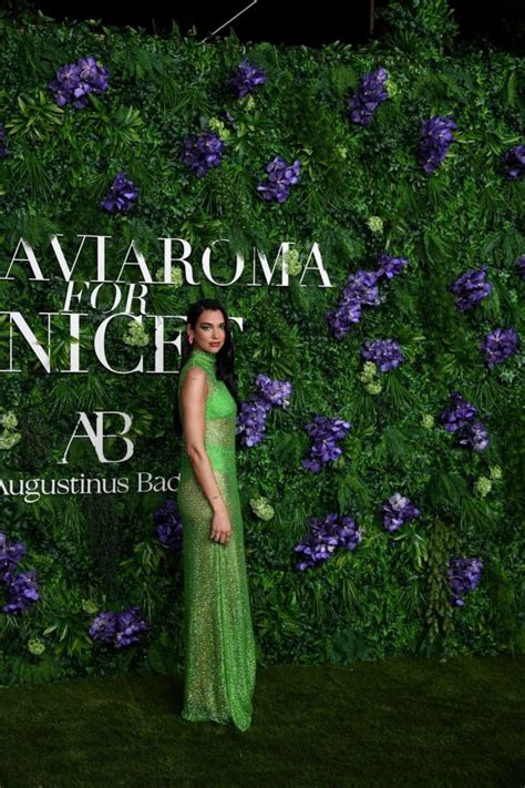 Dua Lipa In A See Through Dress At Luisaviaroma Charity Evening 11