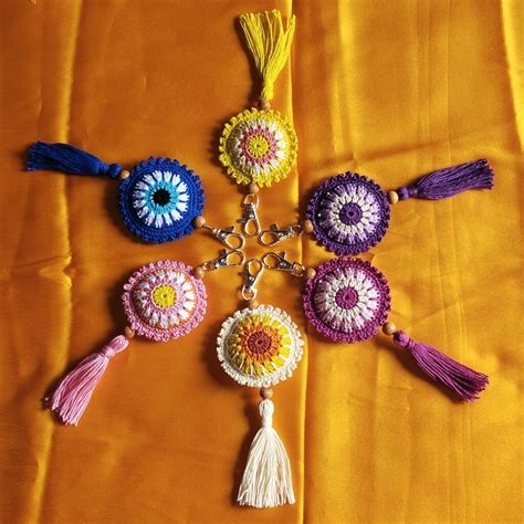 Handmade Mandala Keychain In India Kakolis Corner