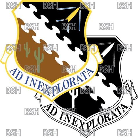 Air Force Test Center Edwards Afb Patch Vector Image Files Ai Pdf