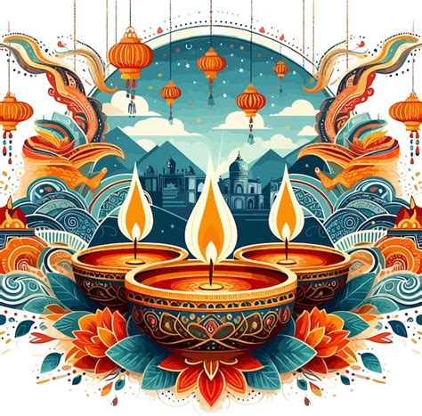 Happy Diwali Premium Ai Generated Vector