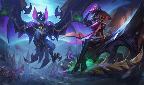 Lol Skin 】 魅惑女巫 赛娜 英雄联盟 皮肤预览 皮肤 视频 赛娜