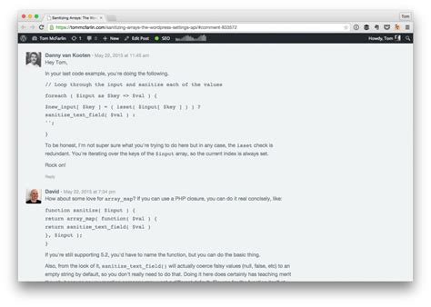 on pause the wordpress settings api tom mcfarlin