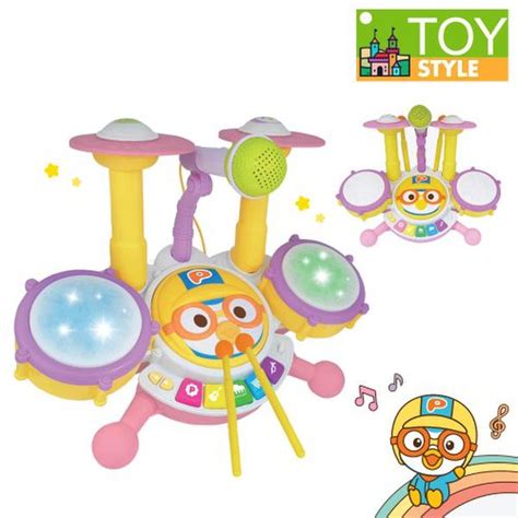 [ssg] 노래하는 뽀로로 미니드럼 악기놀이 장난감 Ssg Com