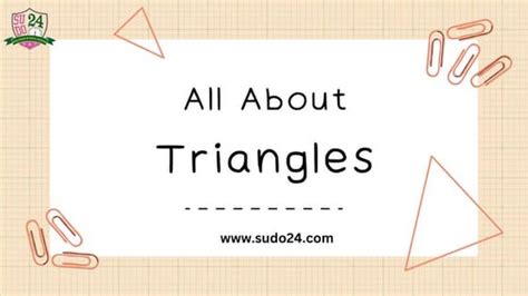 All About Triangles Ppt