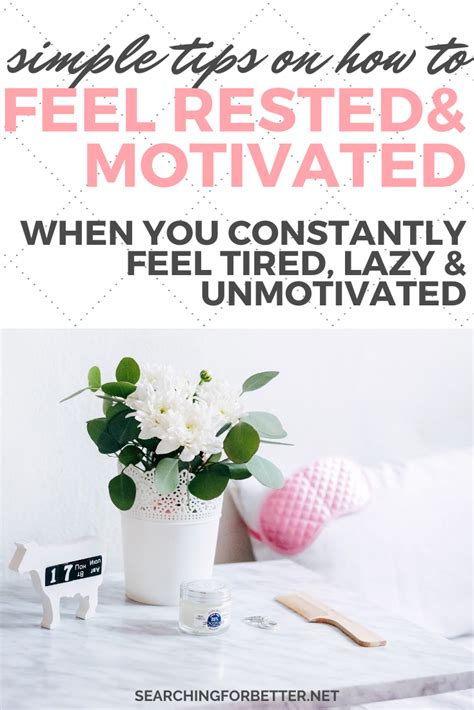 How To Stop Feeling Constantly Exhausted Lazy Unmotivated Artofit