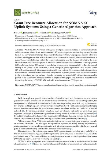 Pdf Grant Free Resource Allocation For Noma V2x Uplink Systems Using