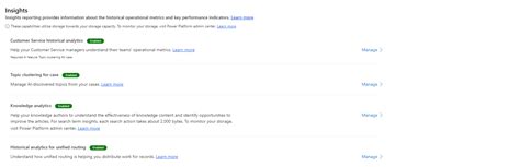 manage knowledge analytics microsoft learn