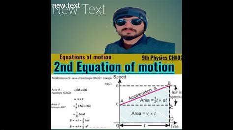 Second And Third Equation Of Motion Class 9 Physics Kpk Youtube