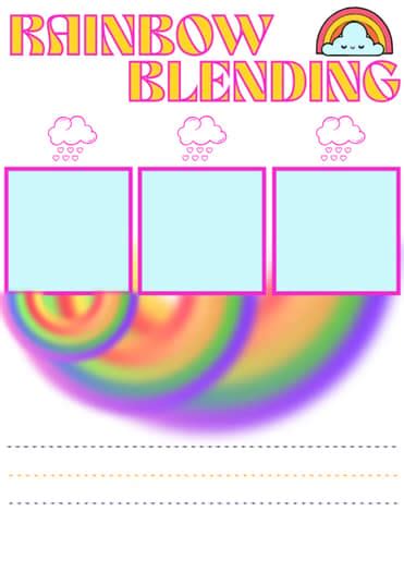 Rainbow Blending Successive Blending Strategy For Orthographic Mapping