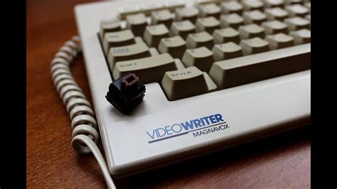 Magnavox Videowriter Keyboard Review Alps Skcm Brown Youtube