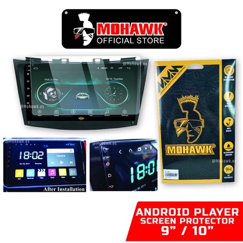 Mohawk Android Player Tempered Glass Screen Protector 9 10 Shopee Malaysia