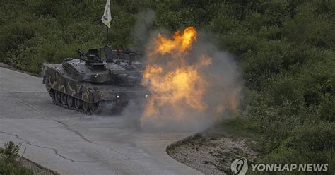 불꽃 사격 6사단 K1e1 전차