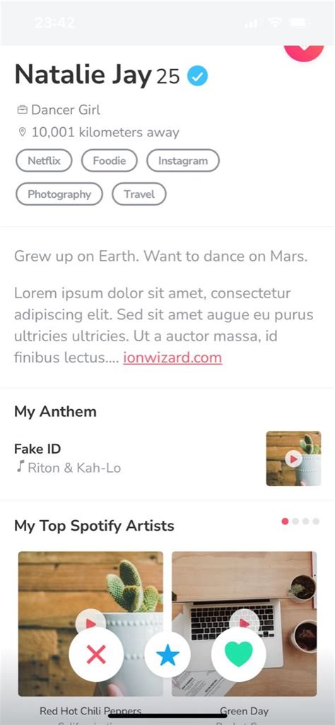 Ion React Tinder Ionic React Dating App Ui Theme By Ionwizard Codester