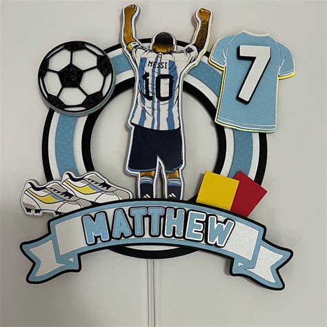 Messi Cake Topper Messi Inter Miami Cake Topper Soccer Cake Topper Messi Argentina Cake