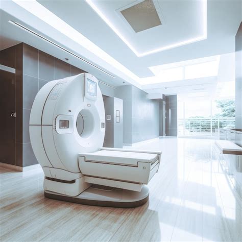 Premium AI Image CT Computerized Tomography Scan Device In Hospital Medical Equipment And