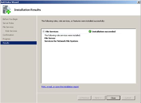 Виртуализация Создание хранилища Nfs на Windows Server 2008 R2 для