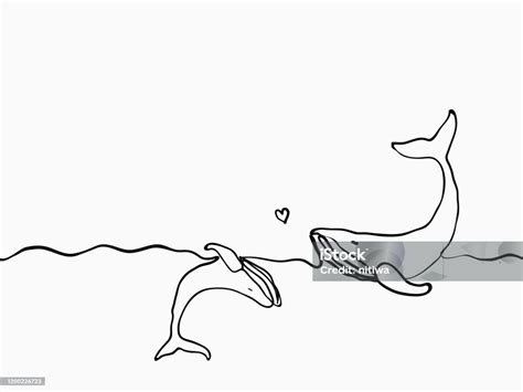 그 아이와 바다에서 간단한 연속 유치한 손으로 그린 고래 배경 벽지 표지 배너 라벨 질감 포장지 등 벡터 디자인에 대한 스케치 거인에 대한 스톡 벡터 아트 및 기타 이미지