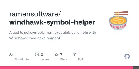 Github Ramensoftware Windhawk Symbol Helper A Tool To Get Symbols From Executables To Help