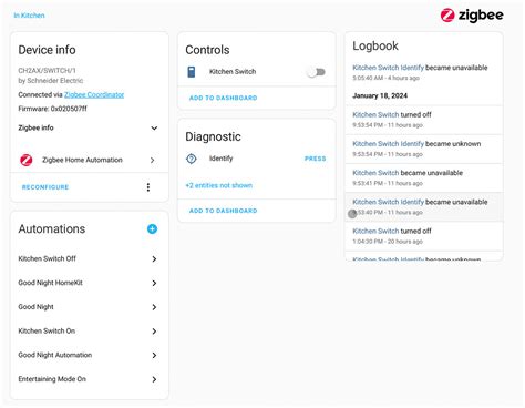 Zigbee Becomes Unknown And Lights Turn Off Due To Switch Turning Off Zigbee Home Assistant