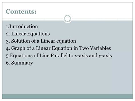 Liner Equation Two Variables Pptx