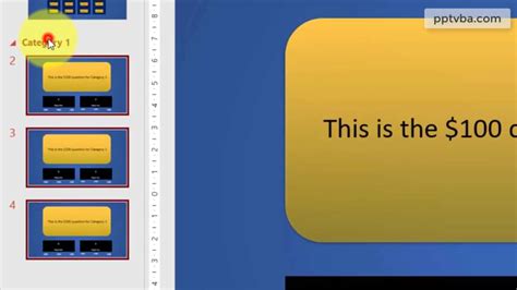 9 Steps To Make Jeopardy Powerpoint Game Scoreboard