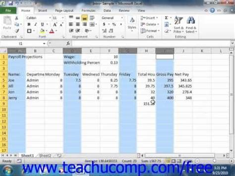 Excel 2007 Tutorial Using Print Preview 2007 Only Microsoft Training
