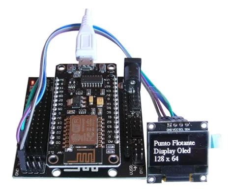 Kit Nodemcu Esp8266 Esp 12e Display Ssd1306 Sensor Hc Sr04 Mebuscar