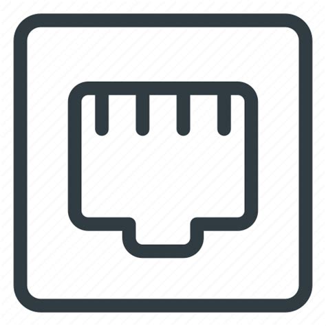 Ethernet Port Icon