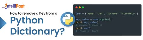 How To Remove A Key From A Dictionary In Python